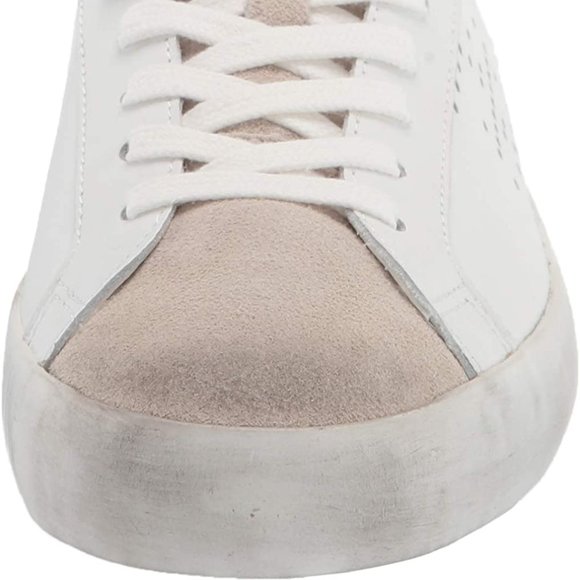 Sam Edelman | Shoes | Sam Edelman Aubrie White Greige Leather Sneakers ...